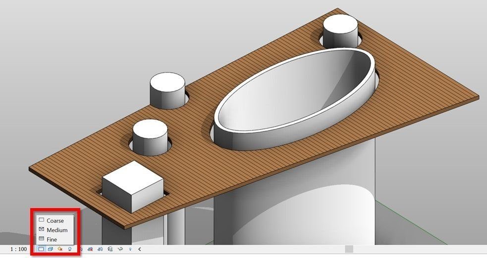 Revit slatted ceiling family with openings - RV Boost