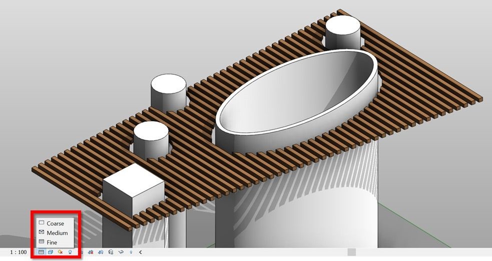 Revit slatted ceiling family with openings - RV Boost