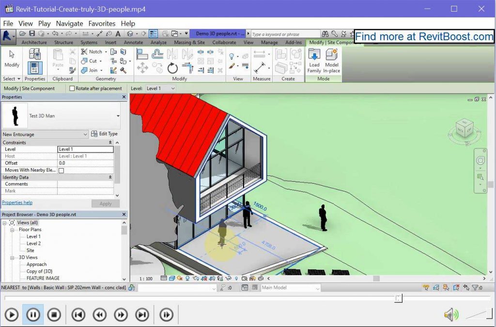 Create truly 3D Revit people families - RV Boost