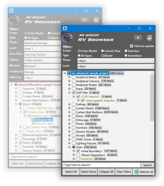 RV Browser: Find Anything in Revit - RV Boost