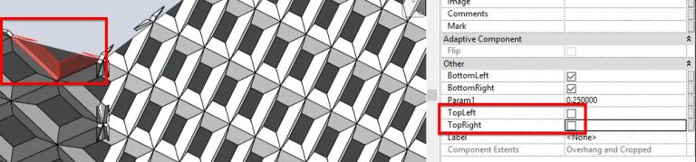 Revit Snippet: Create Adaptive Curtain Wall with Multiple Attractors