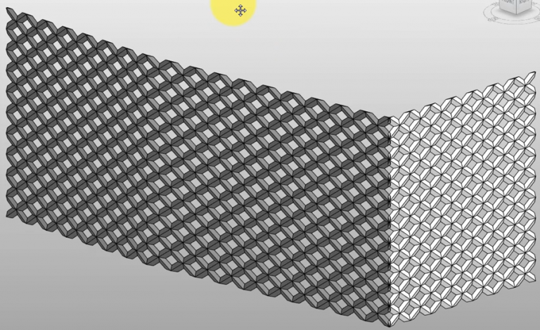 Revit Snippet: Create Adaptive Curtain Wall with Multiple Attractors